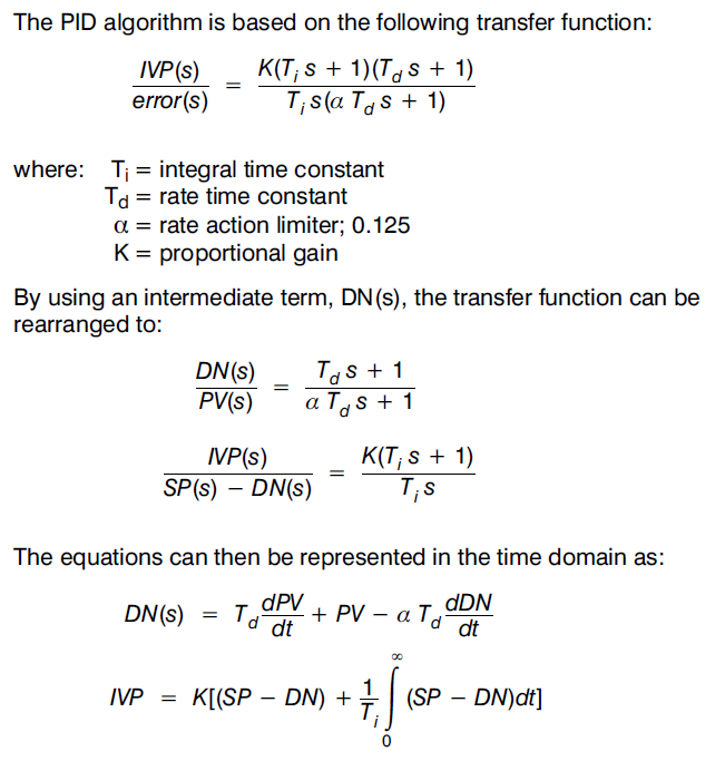 3 PID Controllers Control Notes